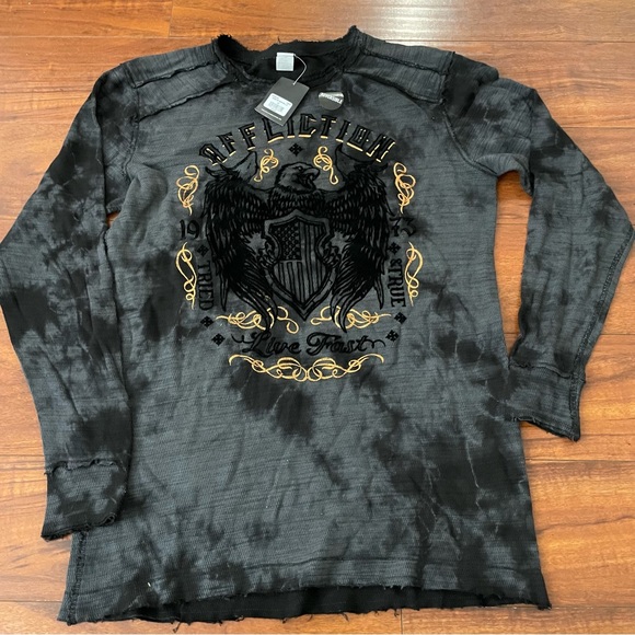 Affliction | Shirts | Nwt Affliction Black Label Code Of Honor ...